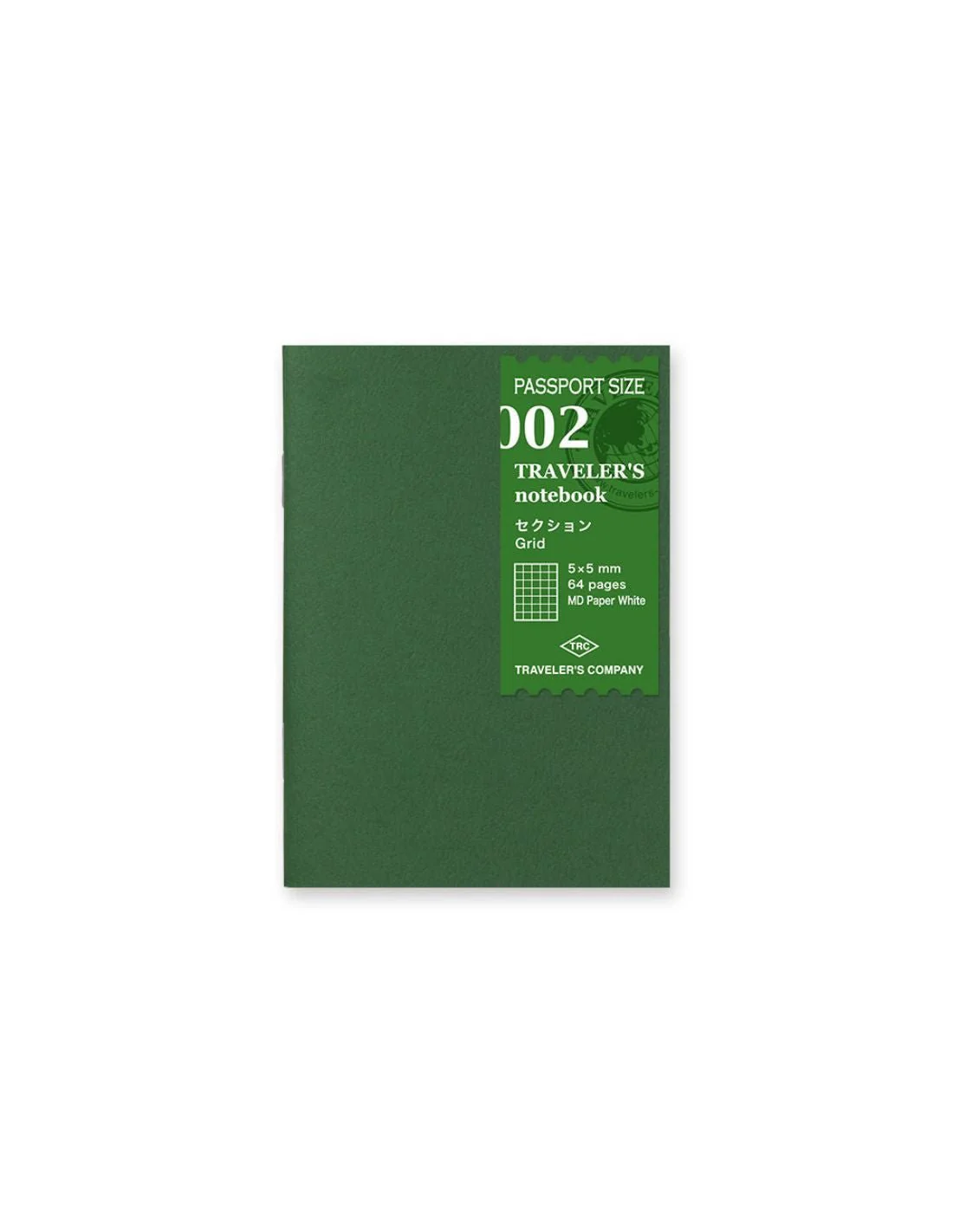 TRAVELER'S notebook 002 - carnet pages quadrillées (passport size ...